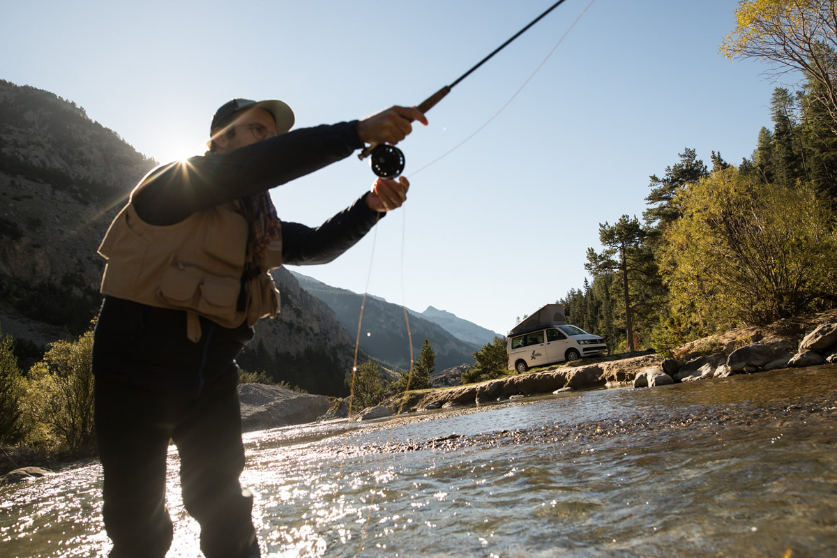 Hire a Campervan for a Fishing Trip - We Van You Fish