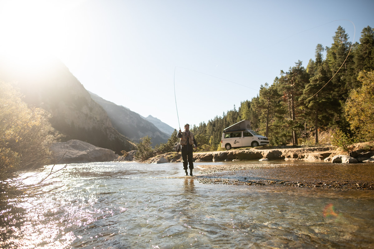 Hire a Campervan for a Fishing Trip - We Van You Fish